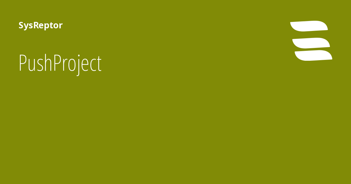 PushProject - SysReptor