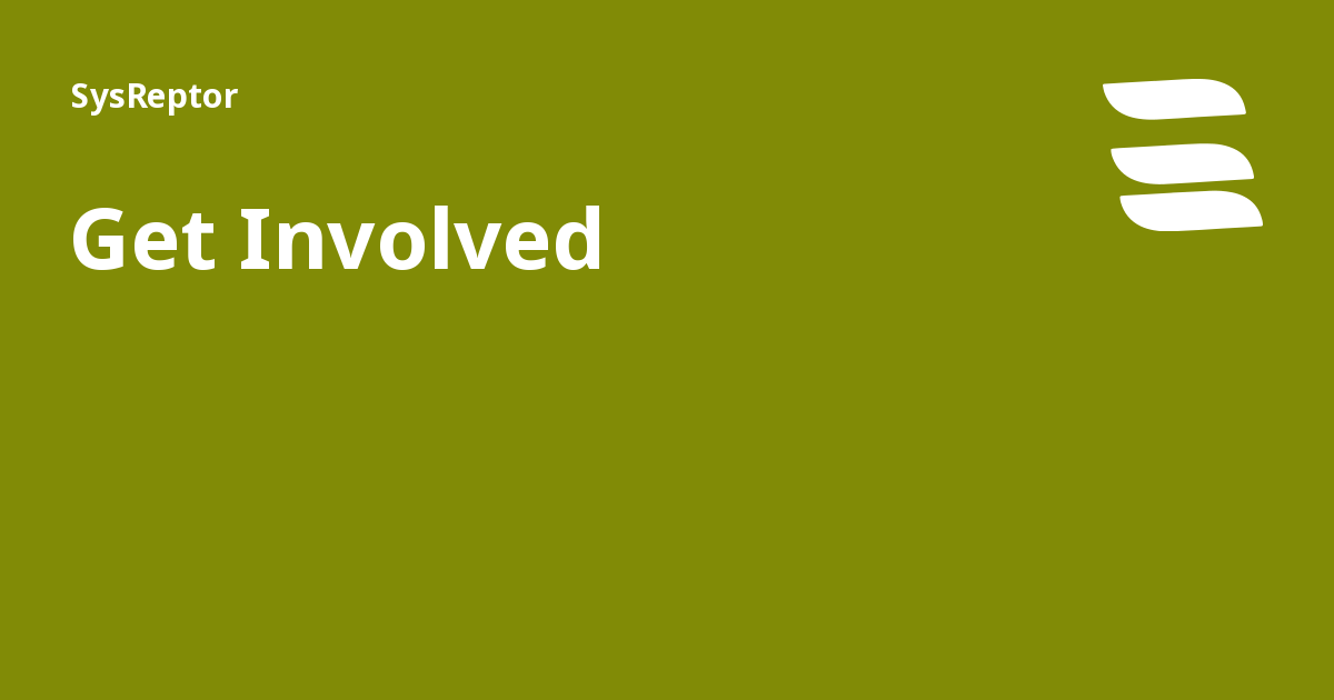 Get Involved - SysReptor