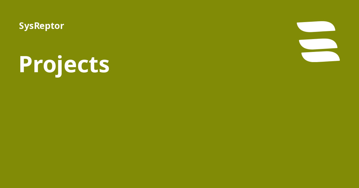 Projects - SysReptor