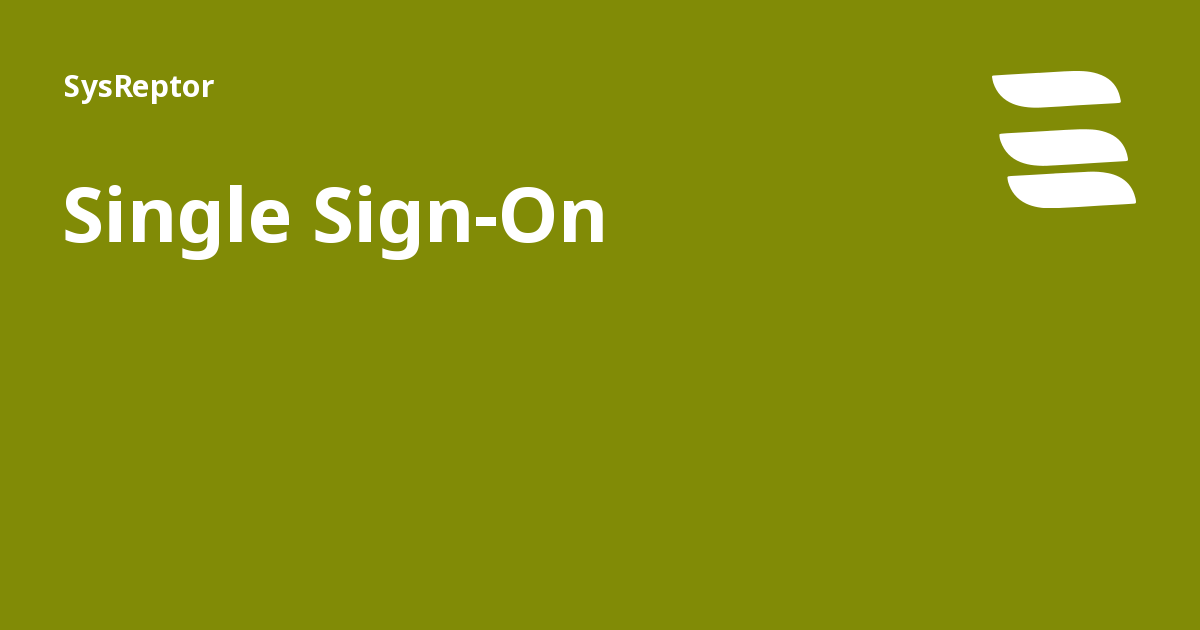 Single Sign-On - SysReptor