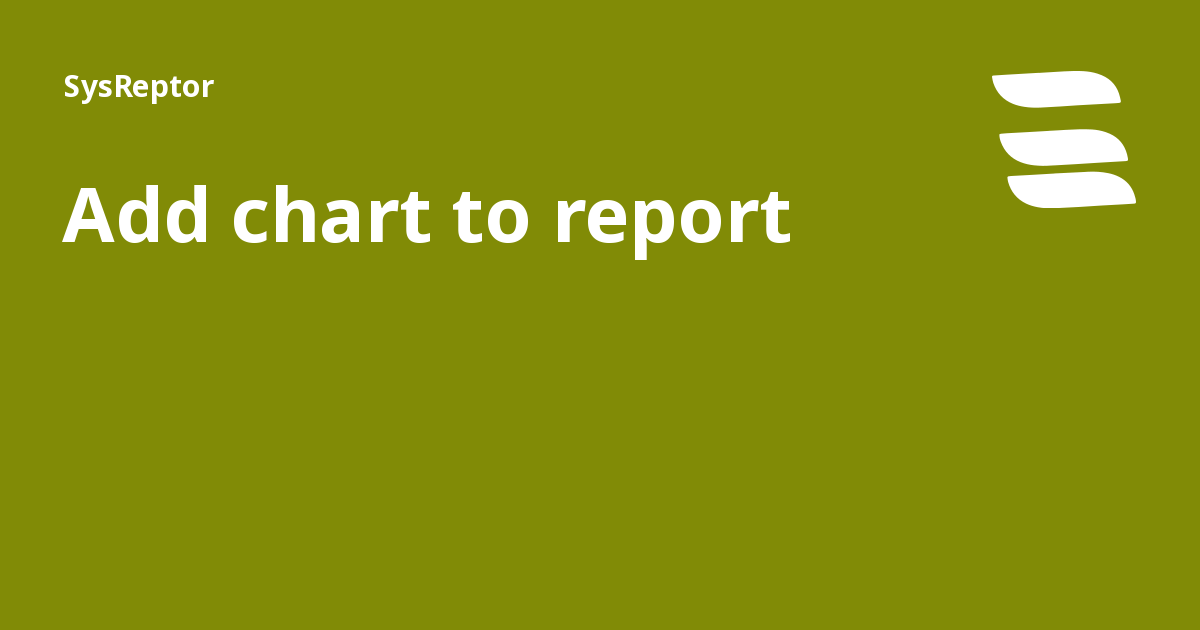 Add chart to report - SysReptor